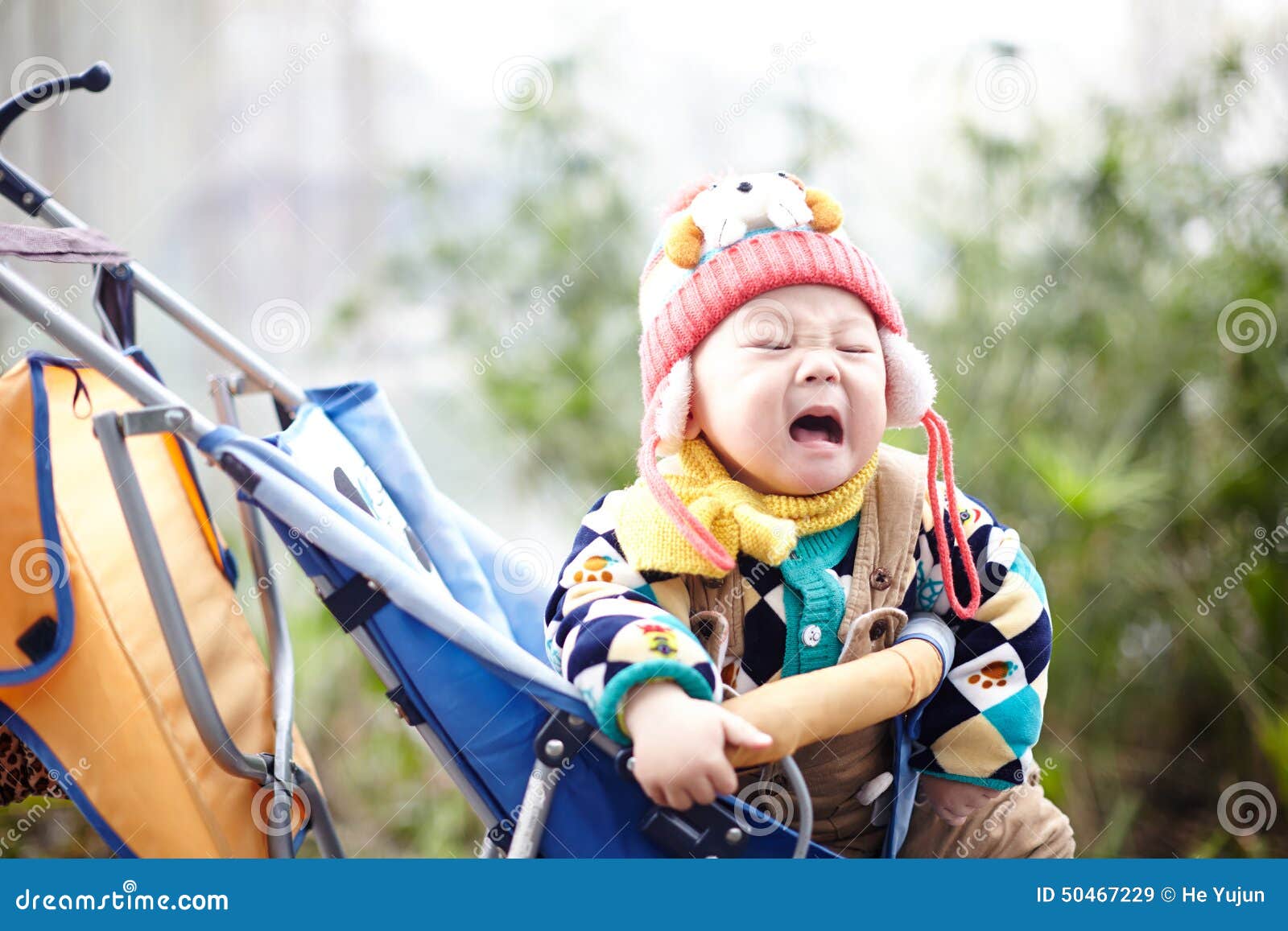 Winter baby crying stock image. Image of expressions - 50467229