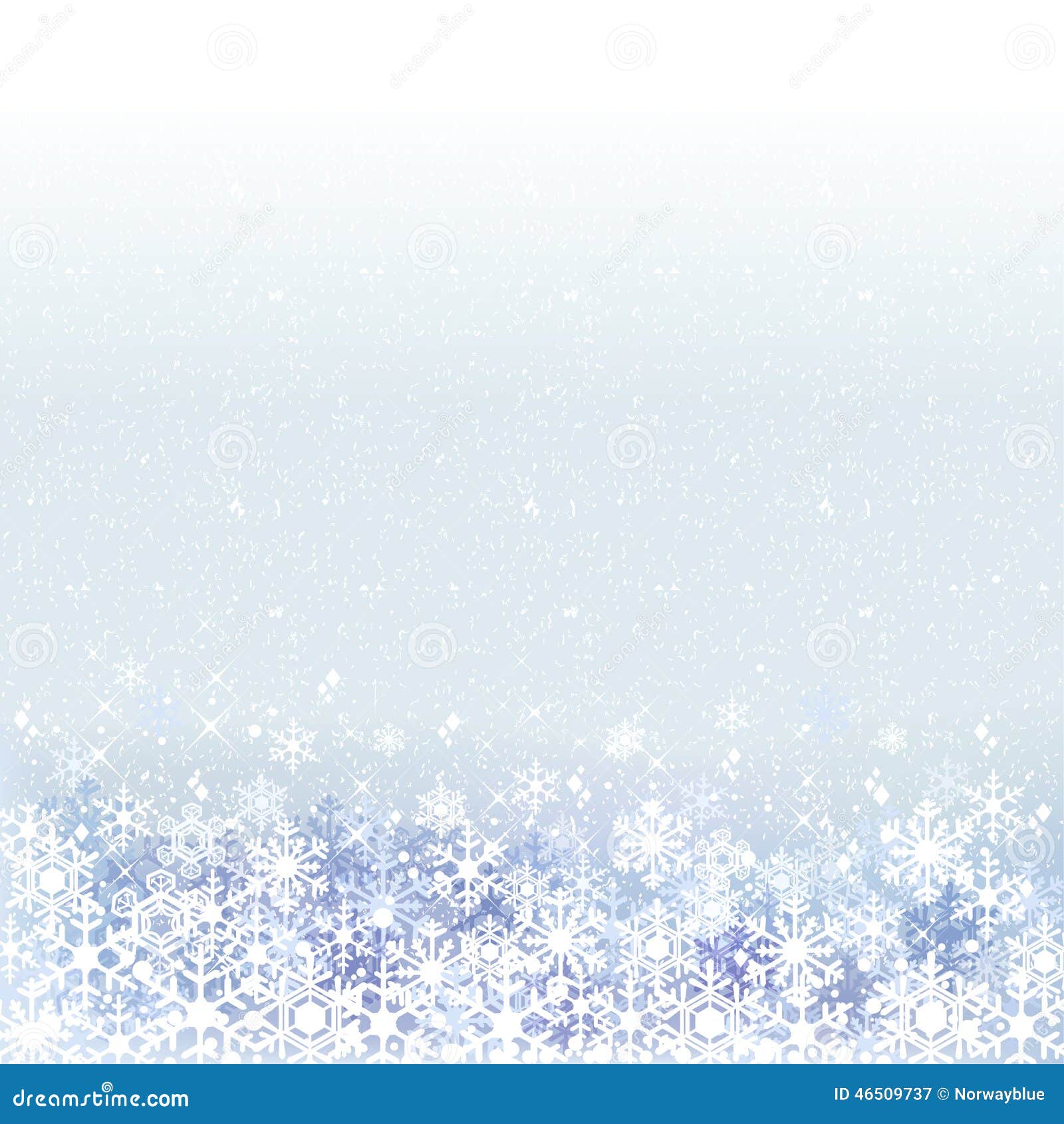 Winter Background with Blue Snow Scenery Stock Illustration ...