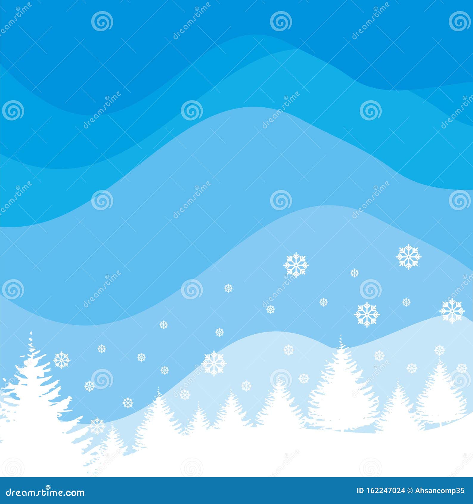 Winter Background. Gradient Background Stock Illustration ...