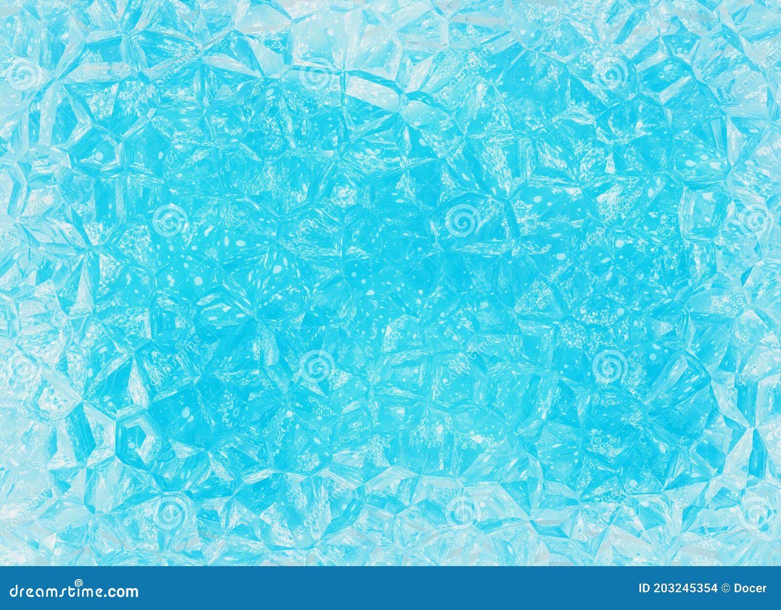 Winter Background Made of Blue Ice Crystals Stock Photo - Image of ...