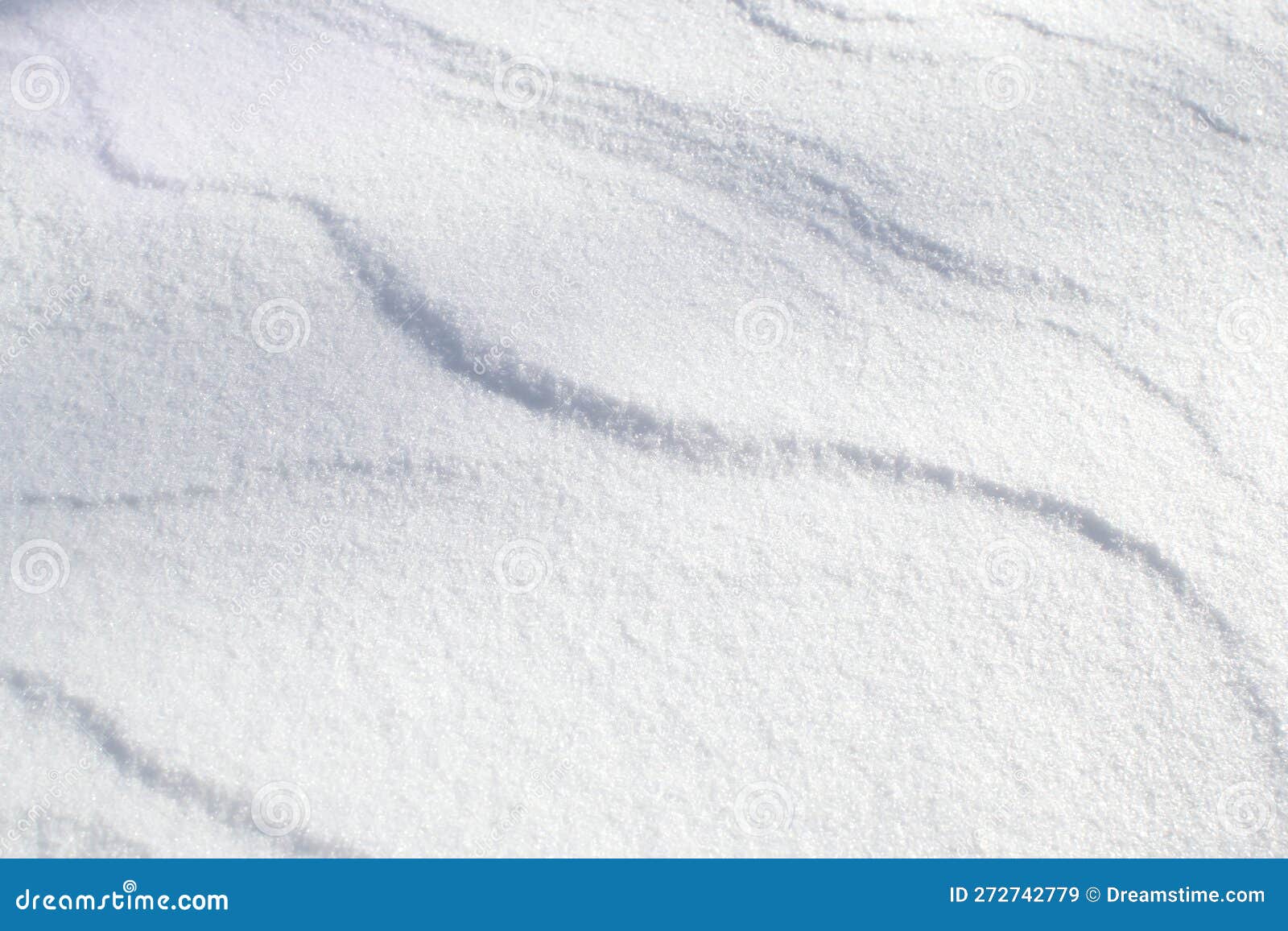 Winter Background with Snowy Ground. Wind Sculpted Patterns on Snow ...