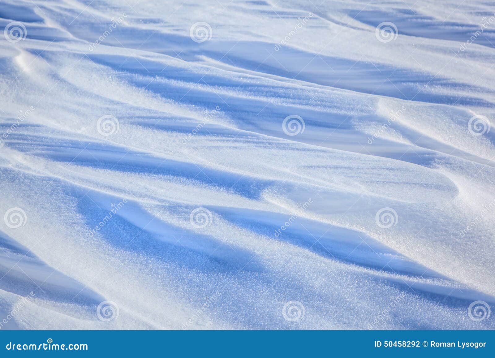 Winter Background of White and Blue Snow Stock Photo - Image of crystal ...