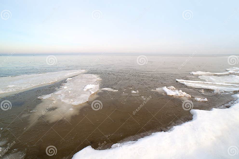 Winter in Baltic sea. stock photo. Image of freeze, weather - 29154214