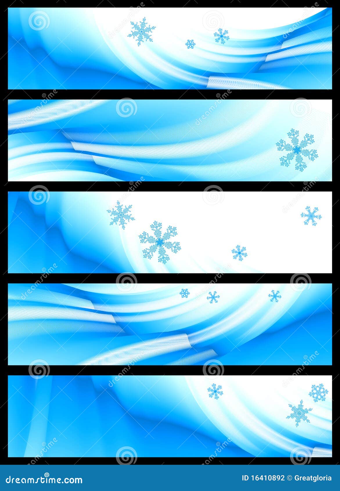 Winter banner, stock vector. Illustration of banner, copy - 16410892
