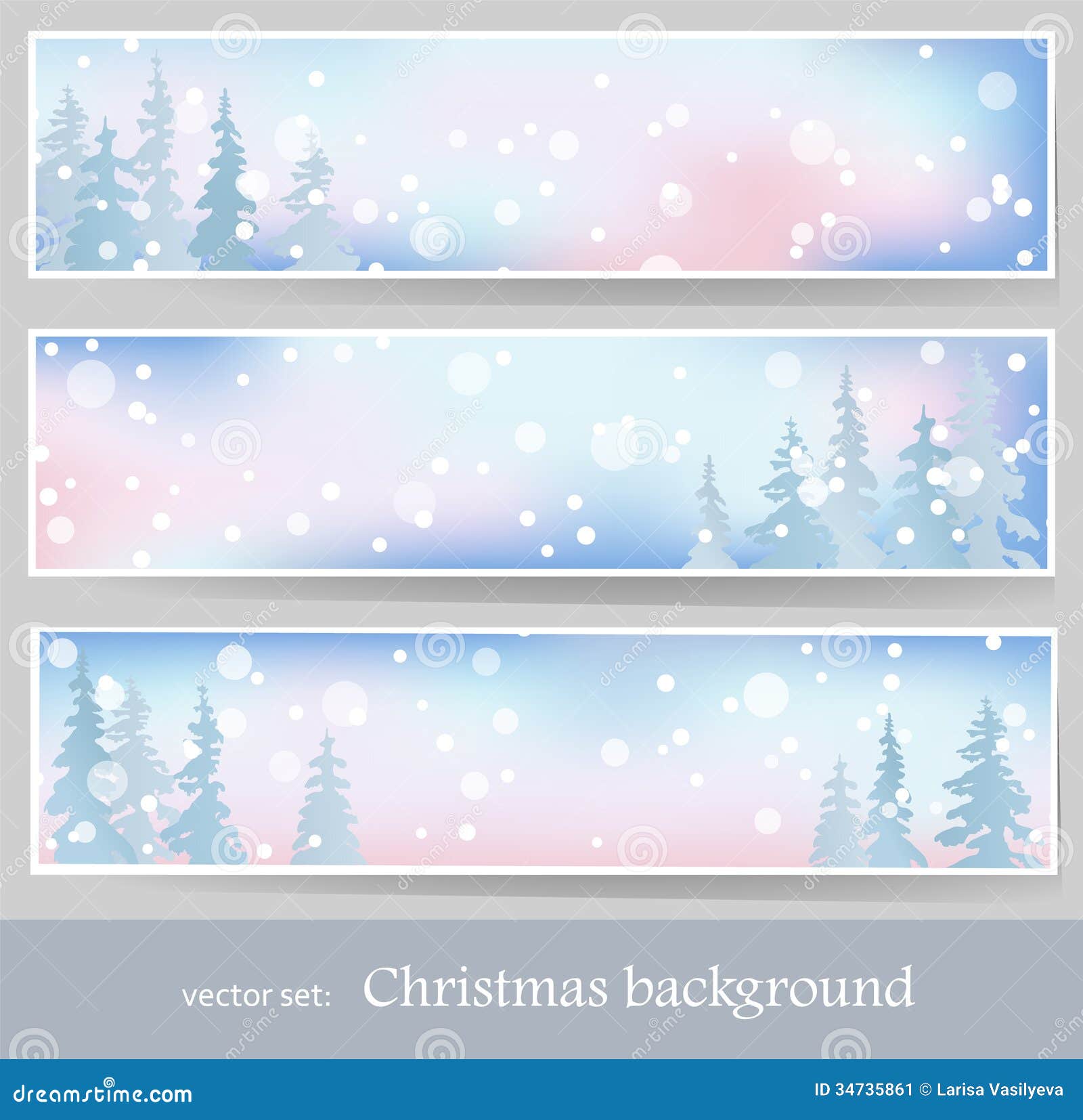 Winter banners 2 stock vector. Illustration of celebrate - 34735861
