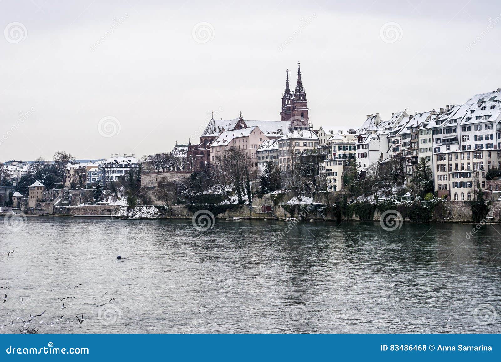 Winter in Basel, Switzerland Stock Photo - Image of vacation, travel ...