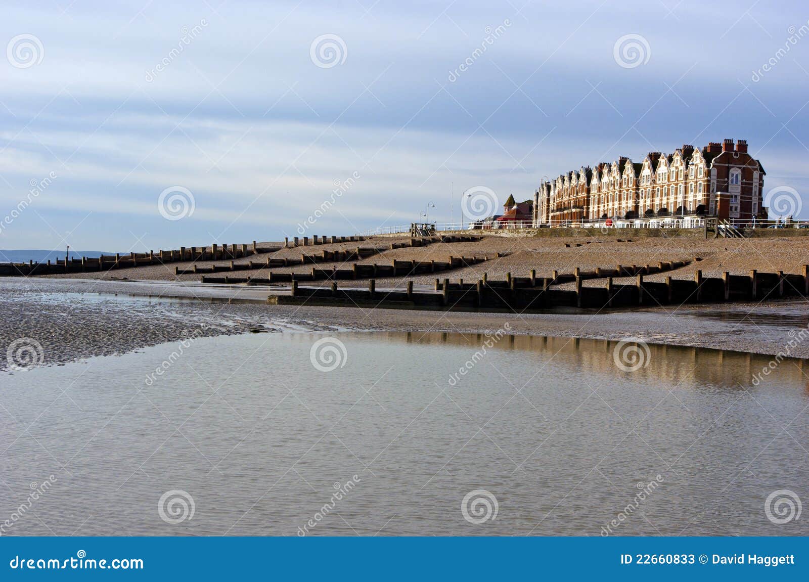 Winter Beach, Bexhill on Sea, England Stock Image - Image of stark ...