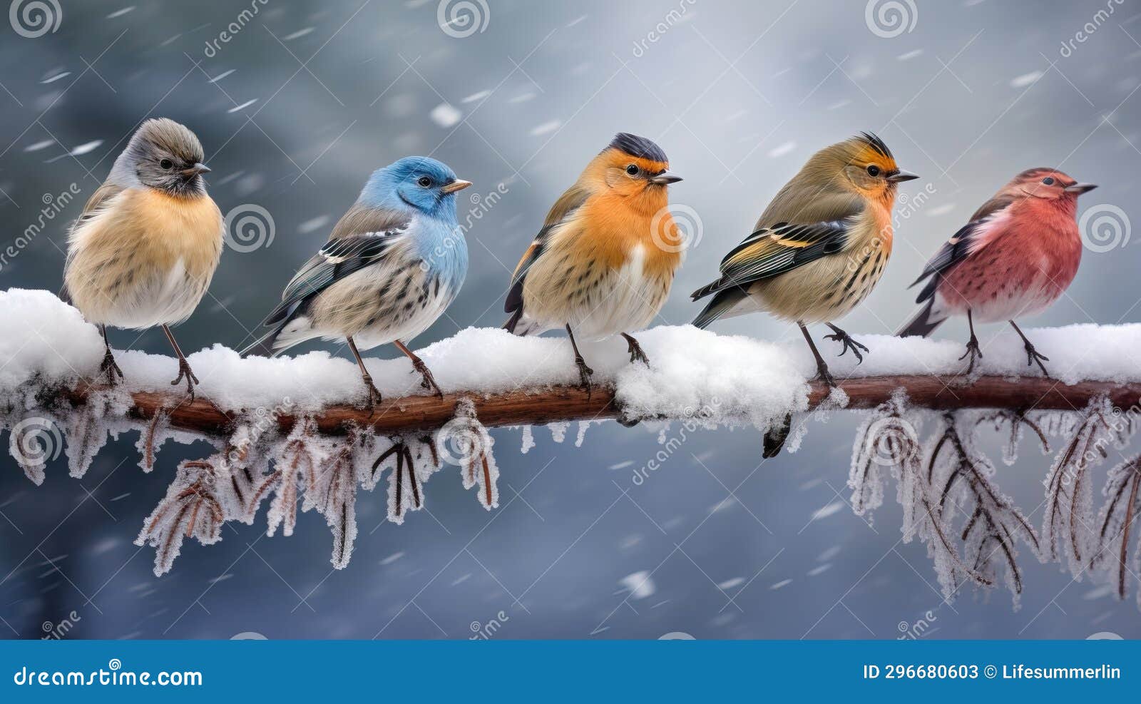 Winter Birds: Beauty in Cold Season Stock Image - Image of resilient ...