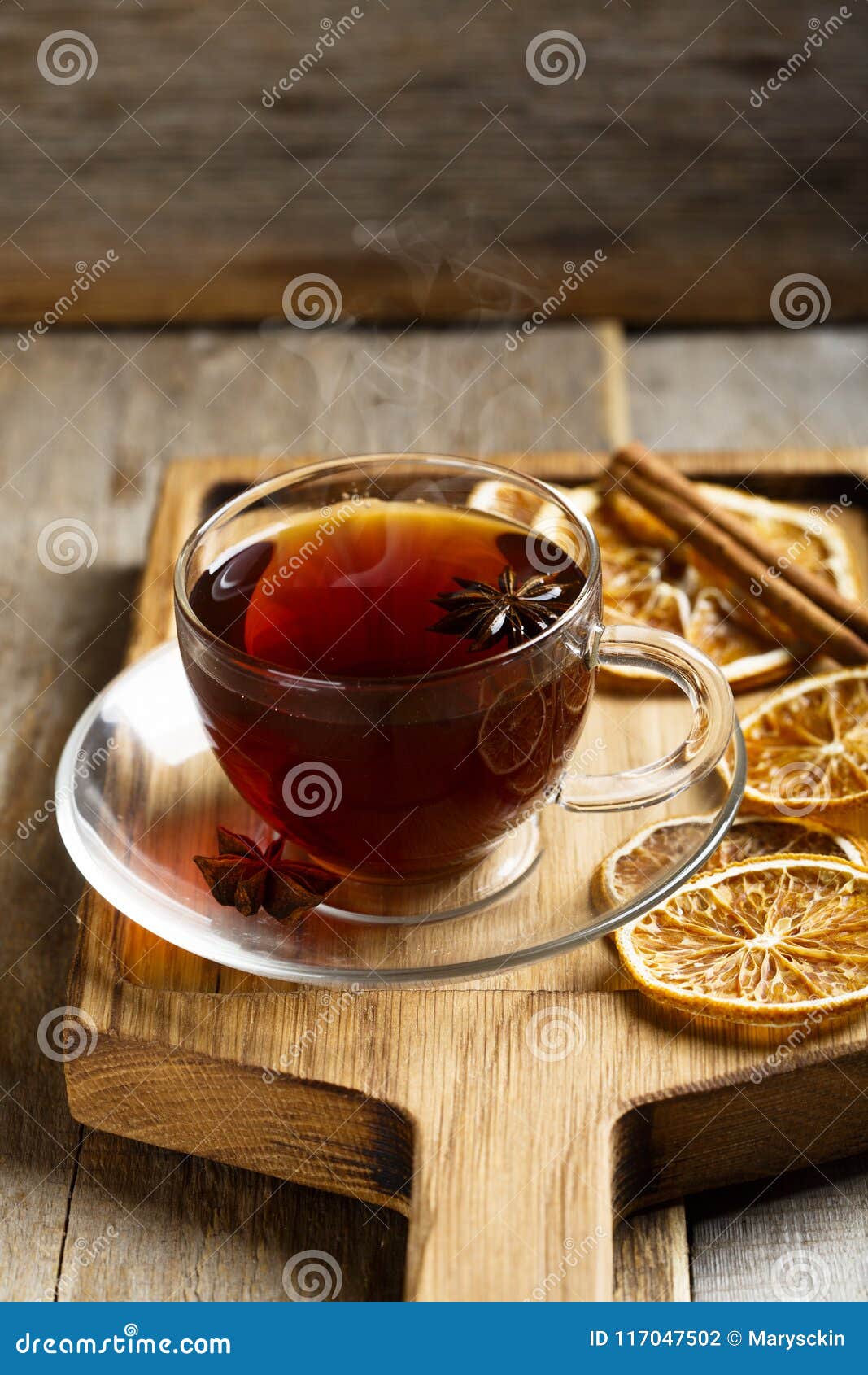 Winter Black Tea with Spices Stock Photo - Image of cosy, healthy ...