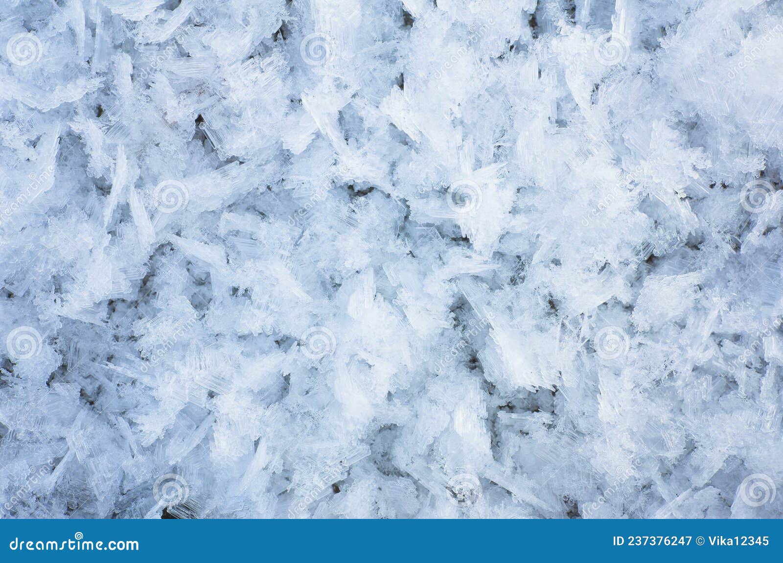 Winter Blue Ice Frost Crystals Background, Abstract Snow Winter Stock ...