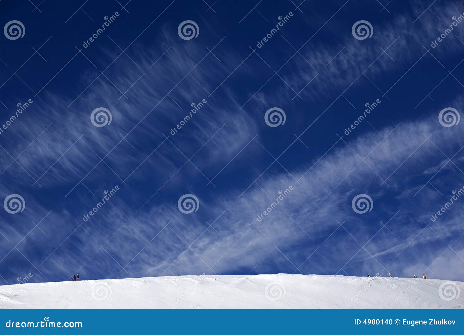 Winter blue sky stock photo. Image of blue, winter, cold - 4900140