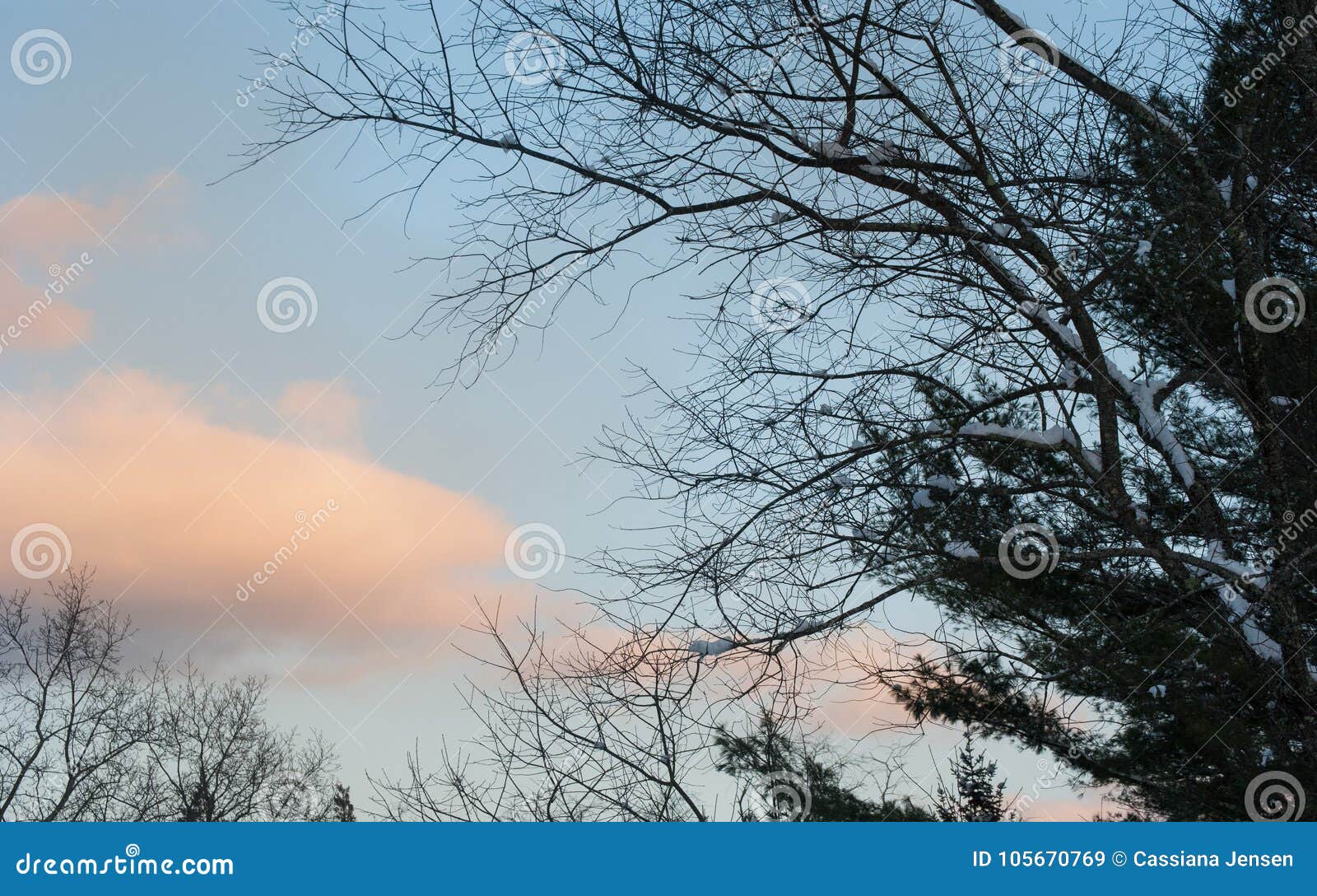 Winter blue sky on winter stock image. Image of abstract - 105670769