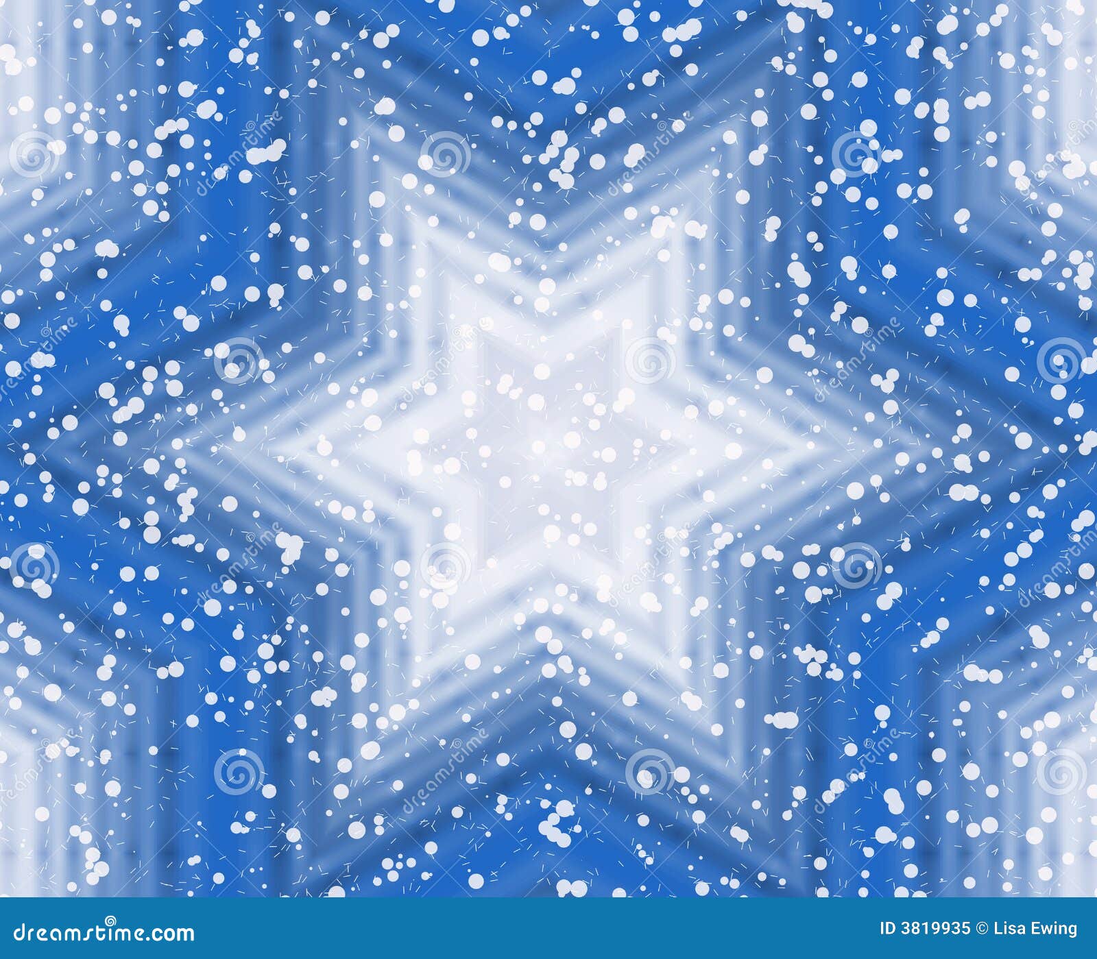 Winter Blue Star Background Stock Illustration - Illustration of ...