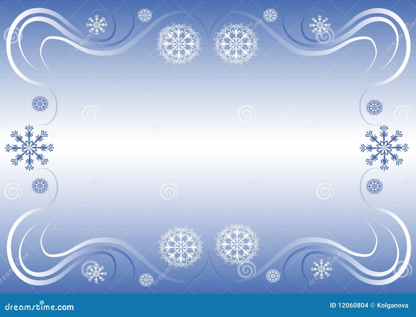 Winter border stock illustration. Illustration of background - 12060804