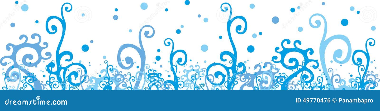 Winter border stock vector. Illustration of decoration - 49770476