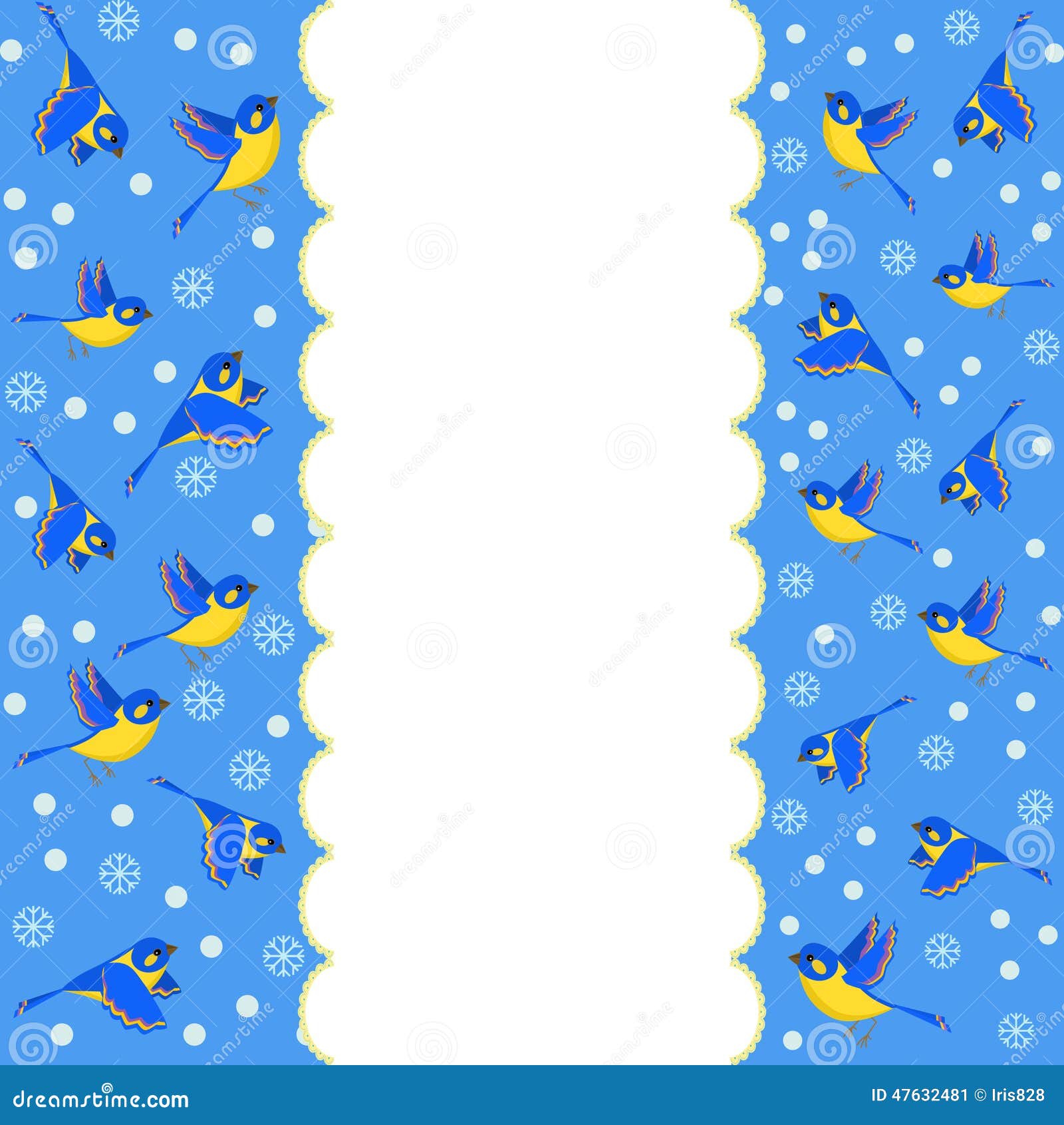 Birds Winter Borders And Frames