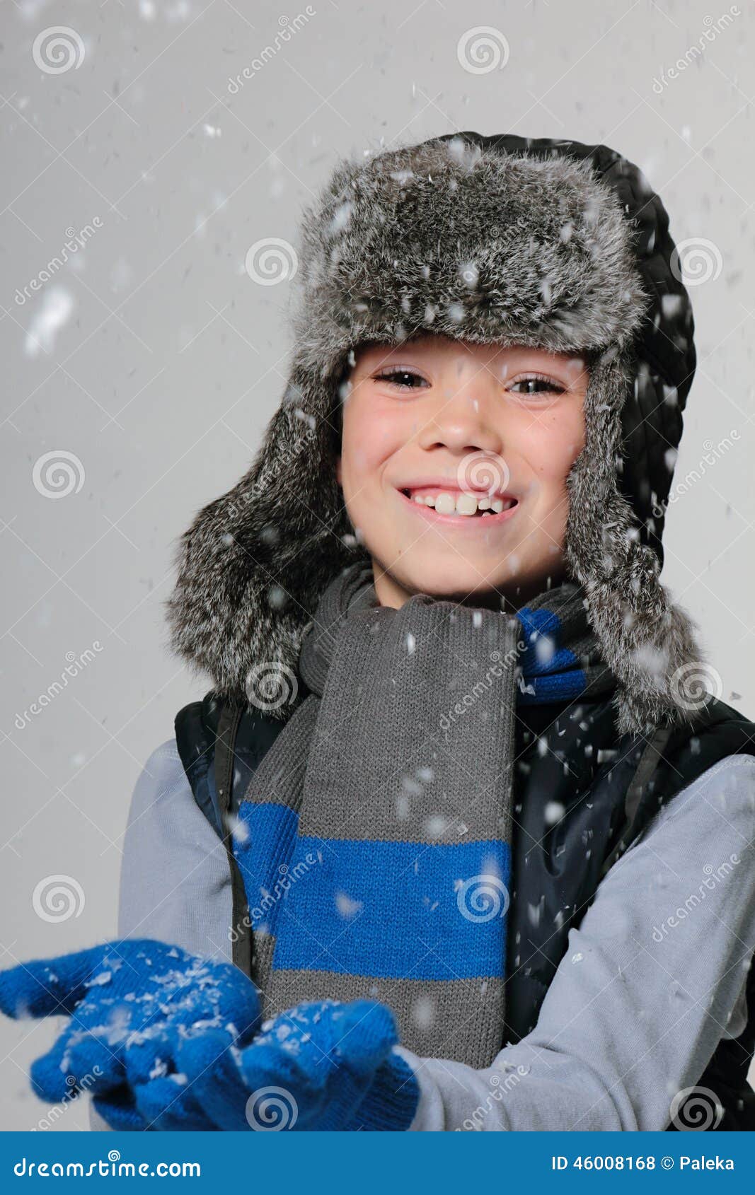 Winter boy stock photo. Image of adorable, cheerful, cute - 46008168