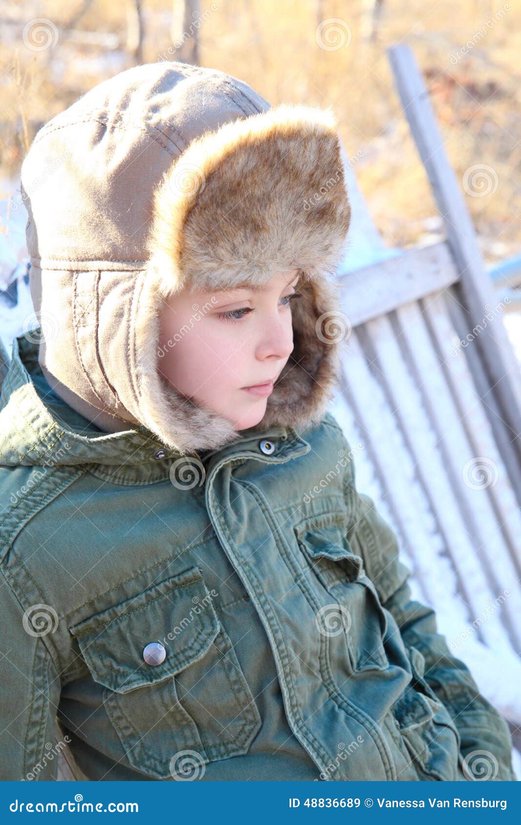 Winter boy stock image. Image of palette, alone, attractive - 48836689