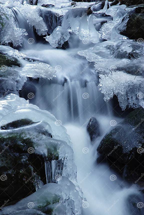 Winter brook stock photo. Image of nant, river, creek - 22974578