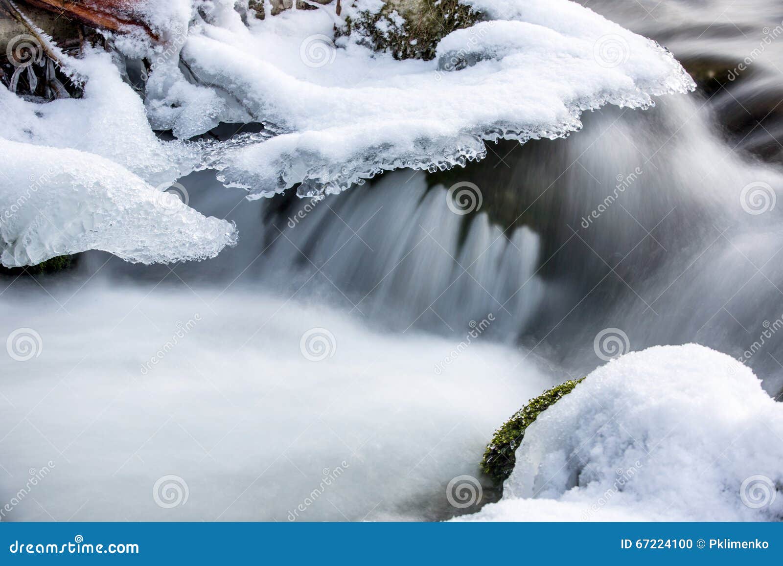 Winter brook stock photo. Image of landscape, change - 67224100