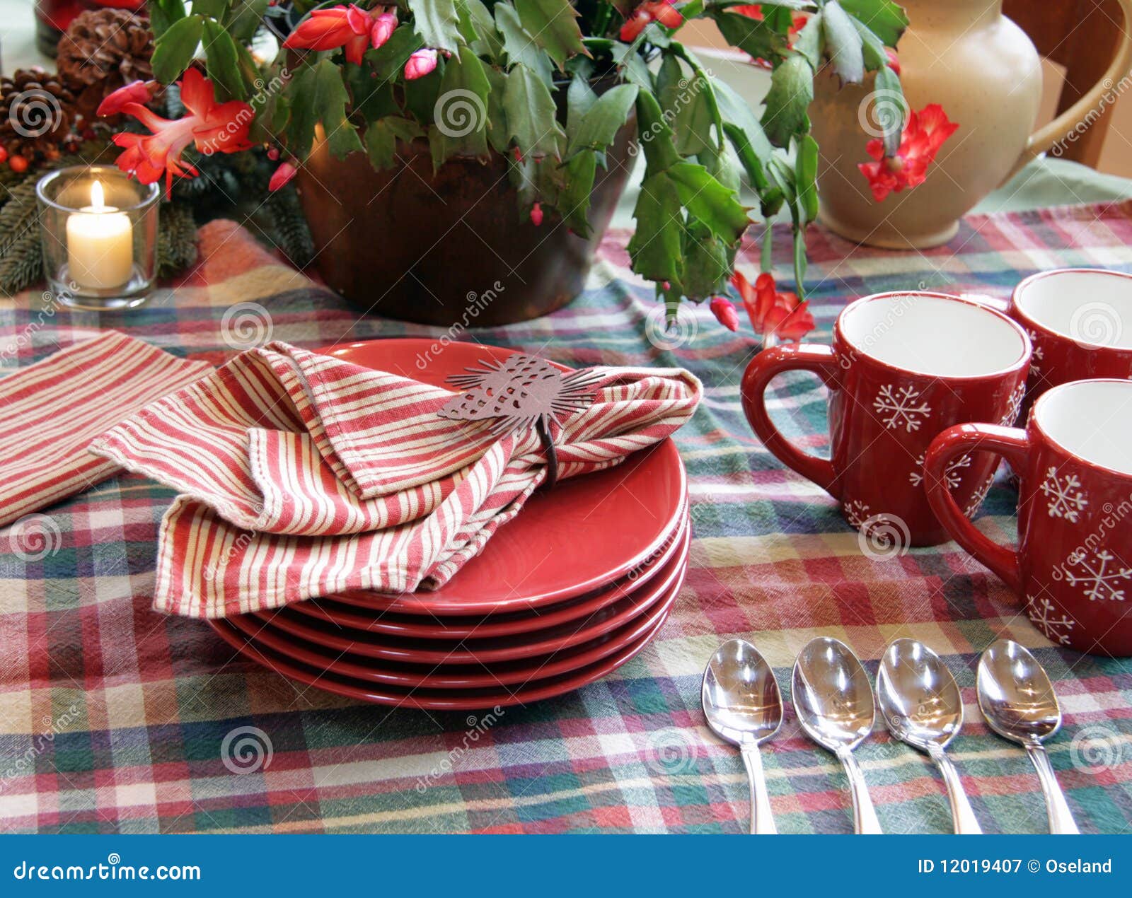 Winter Buffet Table Setup stock image. Image of festive - 12019407