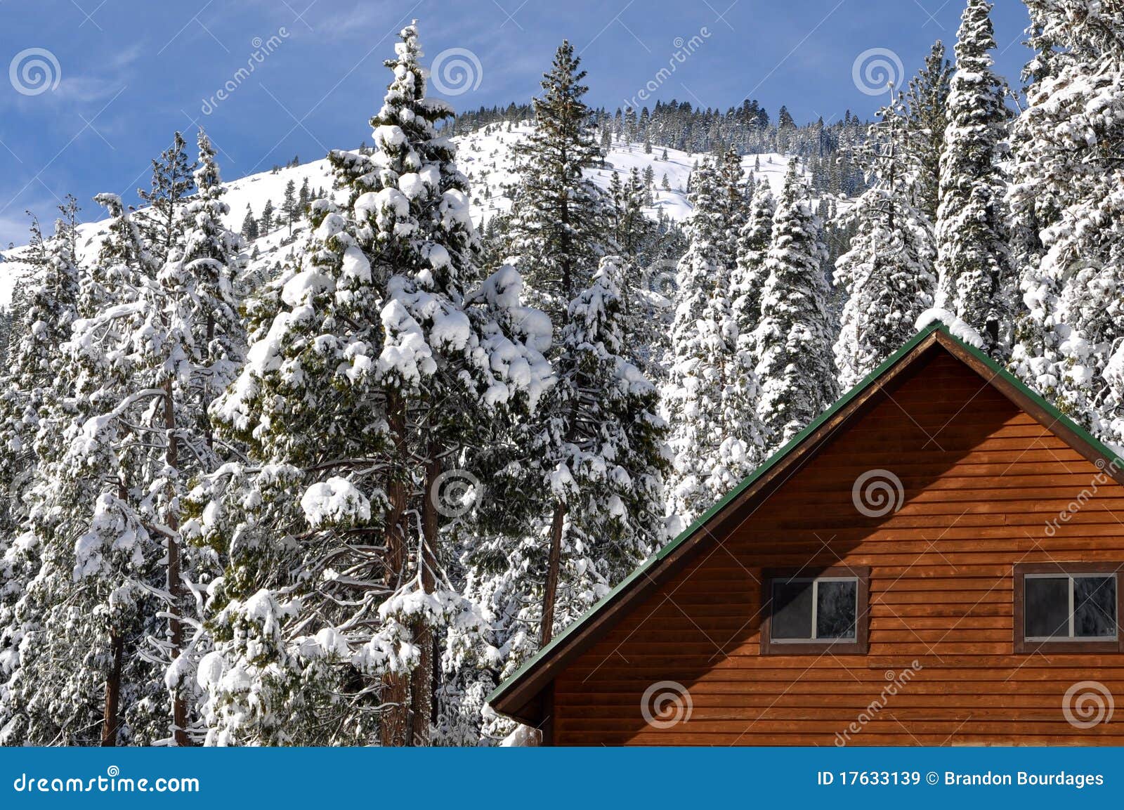 Winter Cabin Window Stock Image | CartoonDealer.com #38029003
