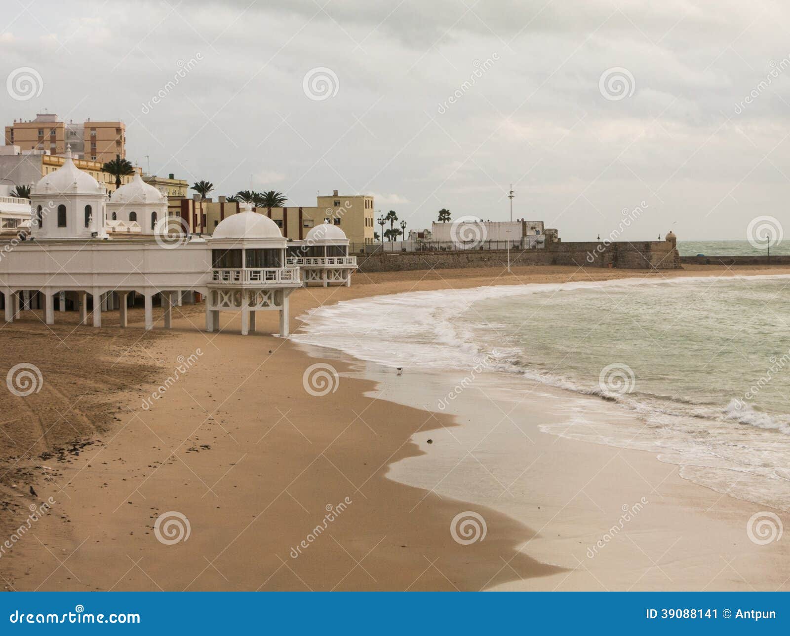 Winter in Cadiz stock image. Image of buildings, landscape - 39088141