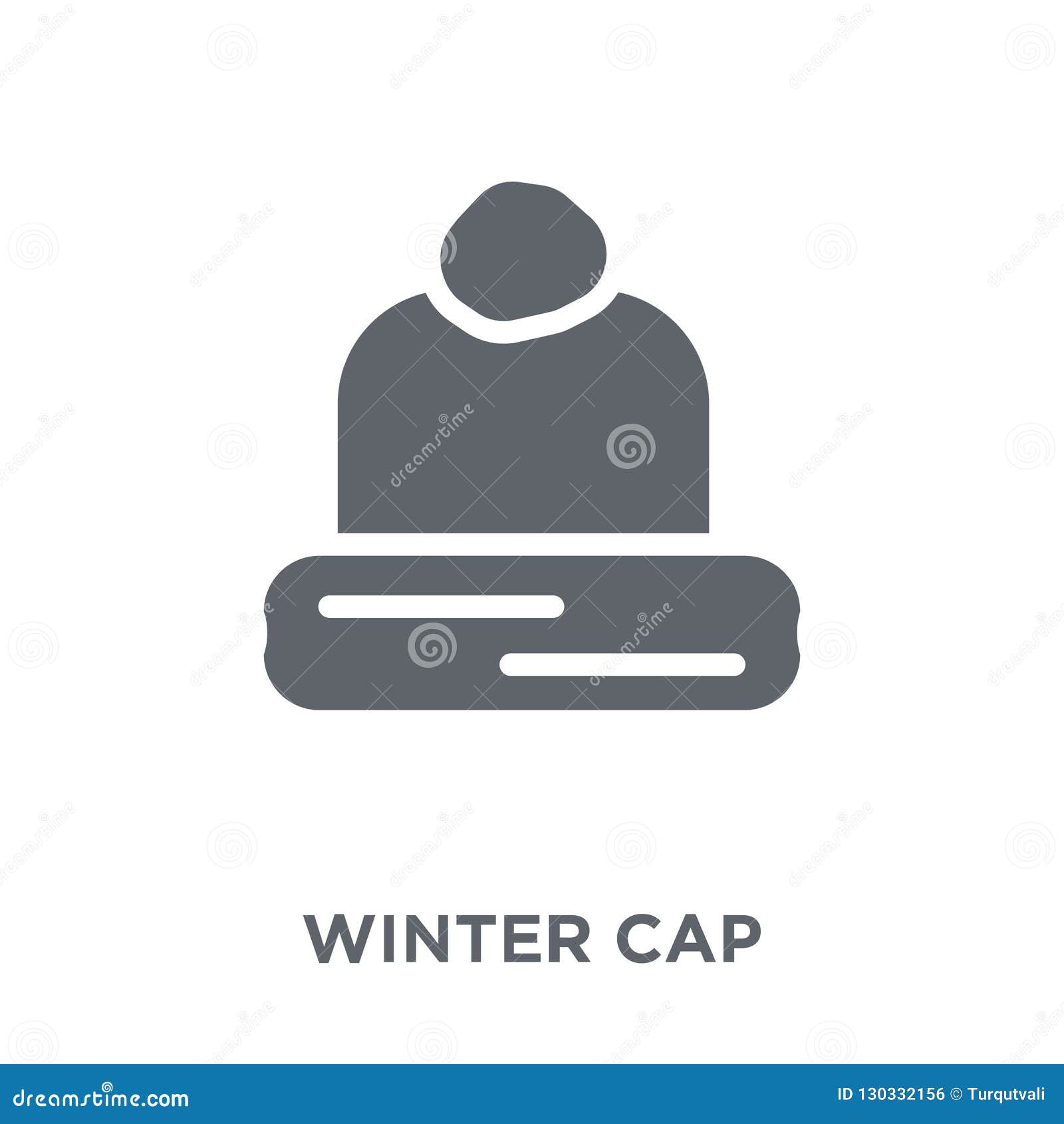 Winter Cap Icon from Winter Collection. Stock Vector - Illustration of ...