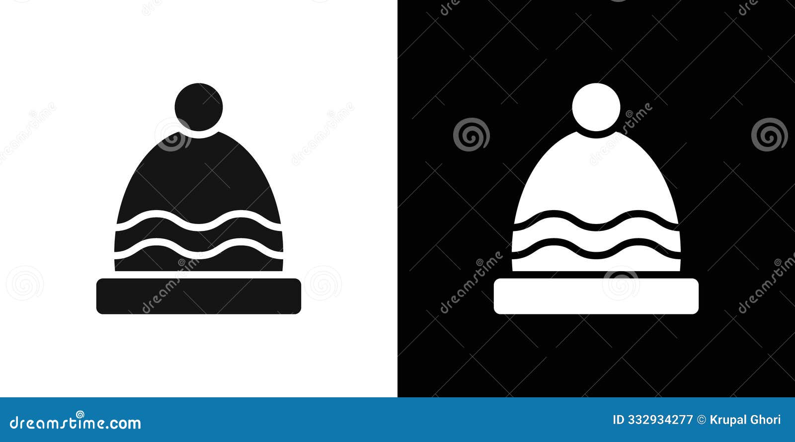 Winter Cap Icon Logo Set Vector Stock Vector - Illustration of icon ...