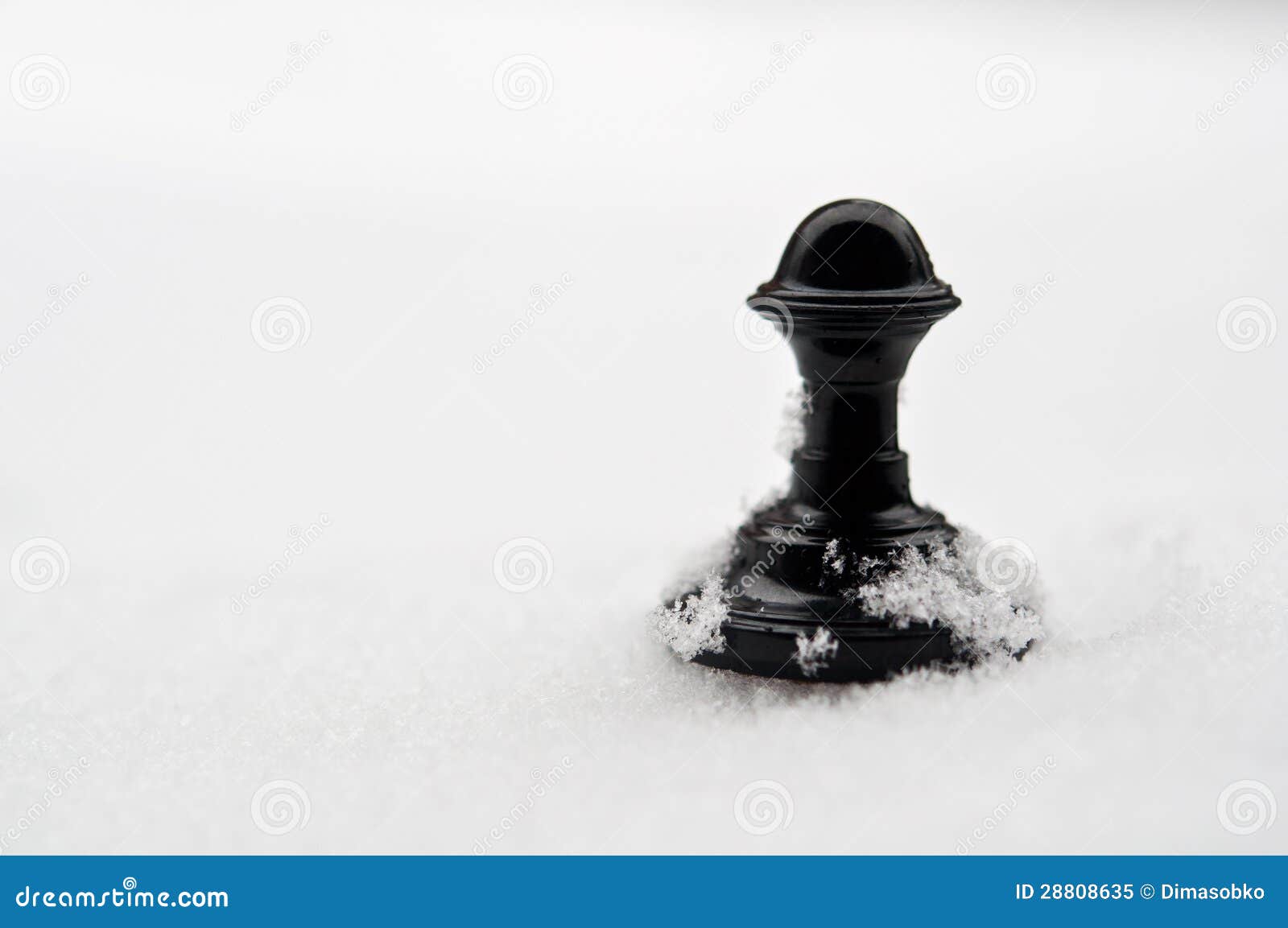 Winter chess pieces stock image. Image of game, detail - 28808635