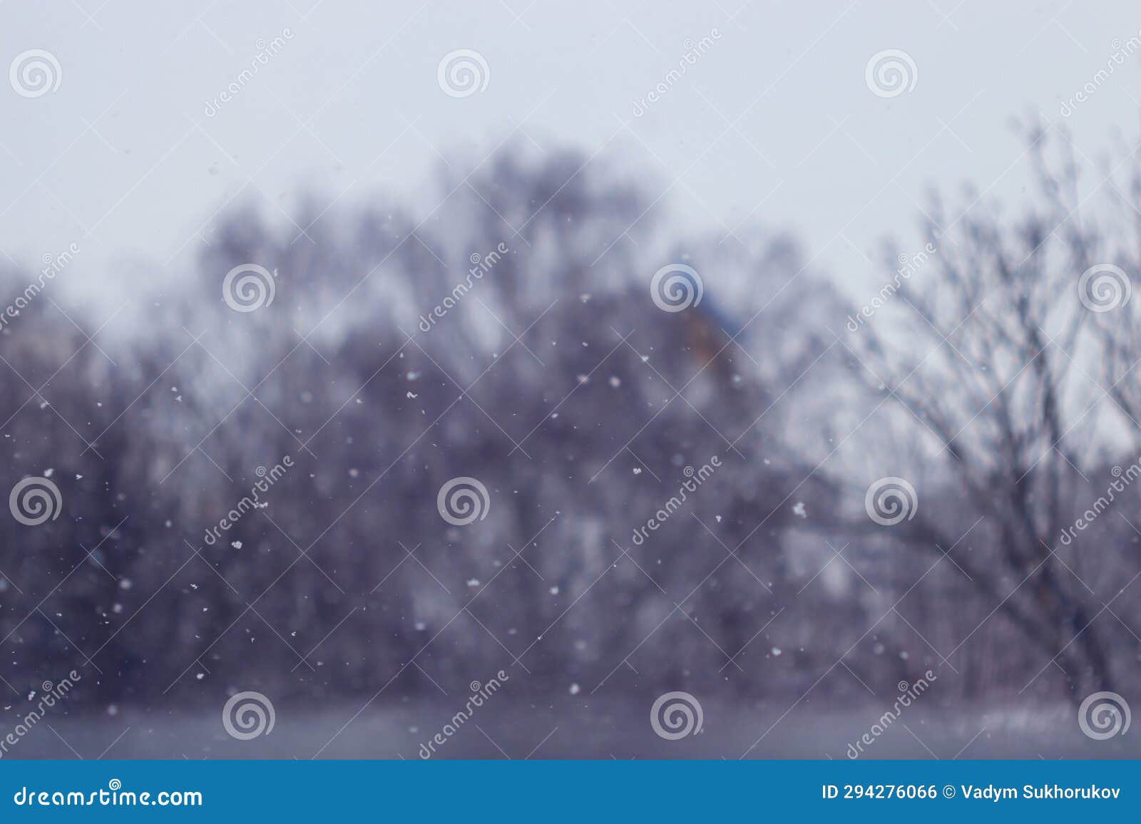Winter City Landscape. Close -down Snow Stock Photo - Image of glitter ...
