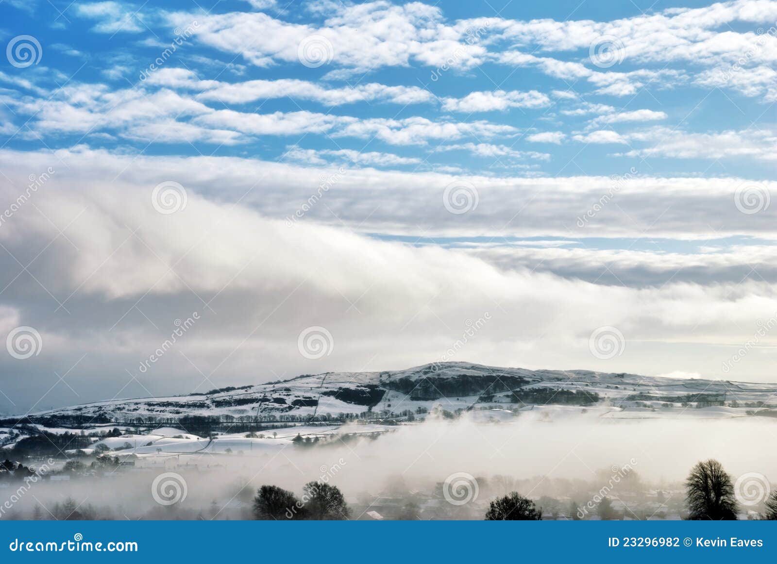Winter Cloud and Mist stock photo. Image of clouds, zero - 23296982