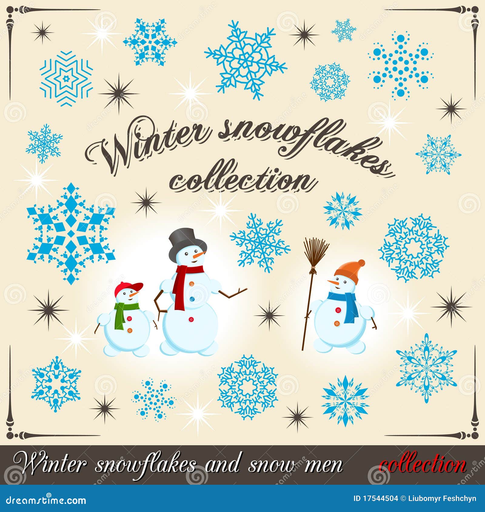 Winter collection 2 stock vector. Illustration of advertising - 17544504