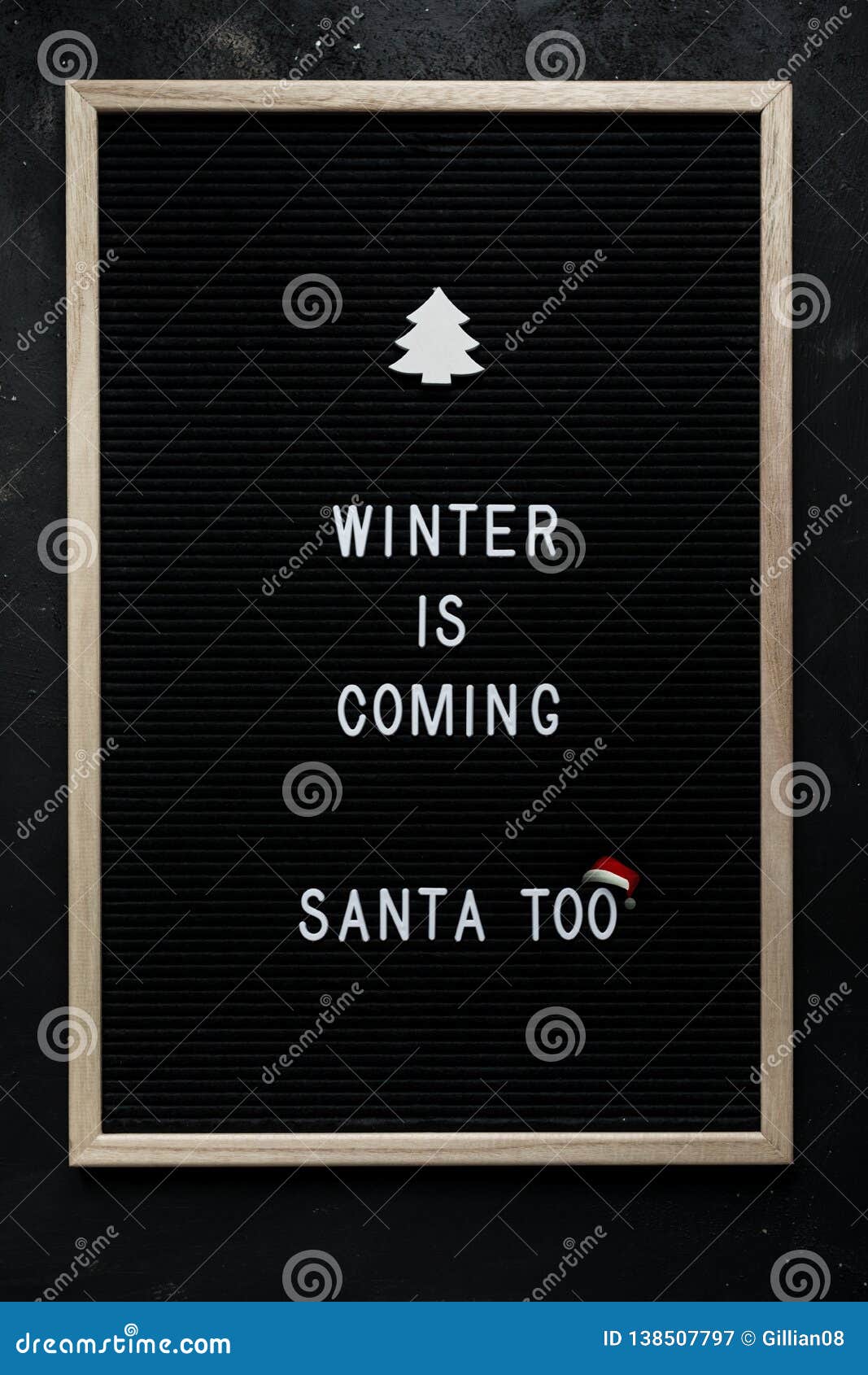 Winter is Coming, Santa Too Stock Image - Image of coming, santa: 138507797