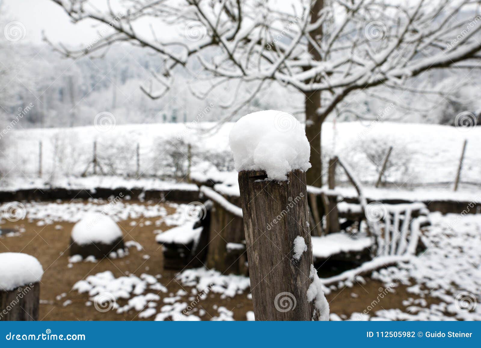 Winter scene in march stock photo. Image of cold, icee - 112505982