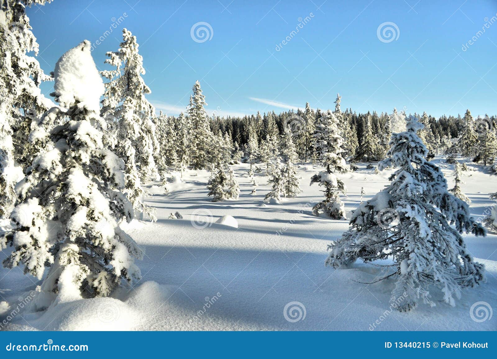 Winter country stock image. Image of shadow, piece, cloud - 13440215