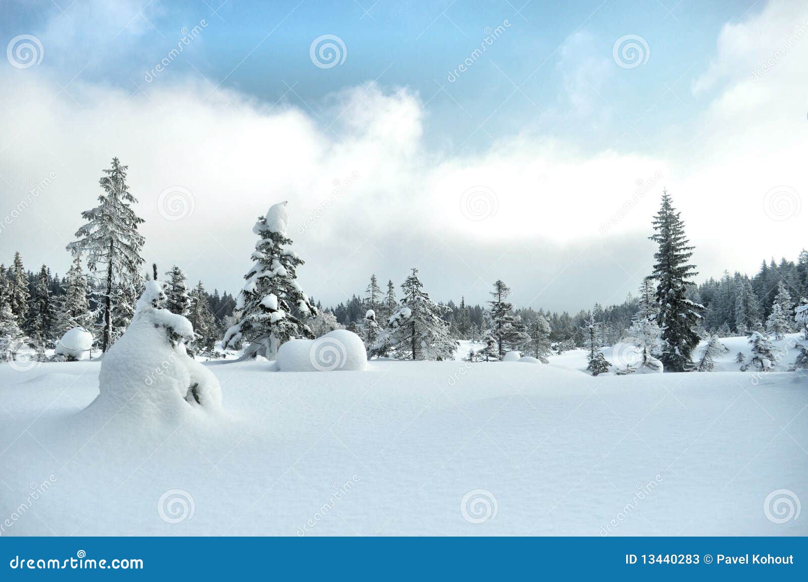 Winter country stock image. Image of harmony, idyllic - 13440283