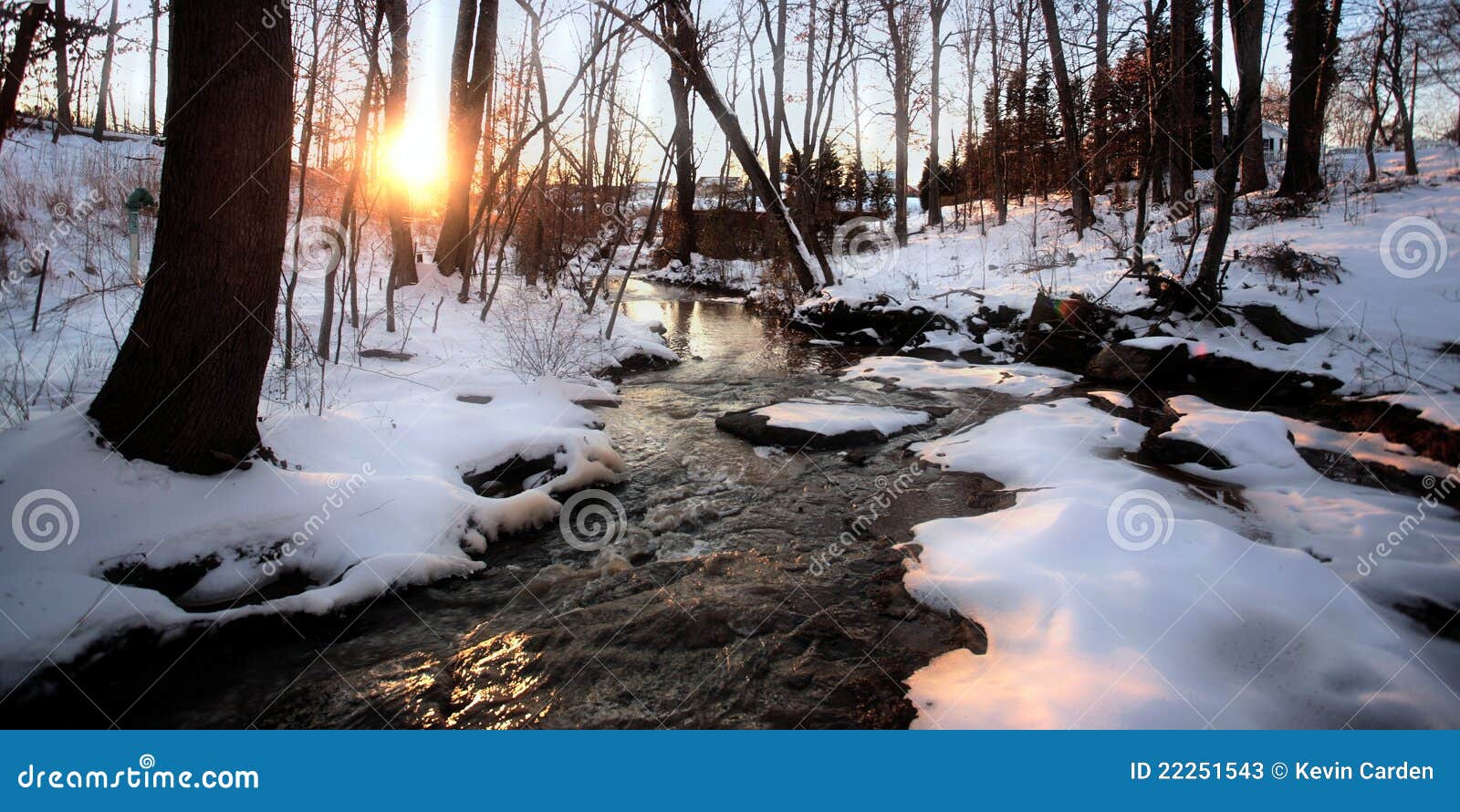 Winter Creek stock image. Image of cataract, nant, flowing - 22251543