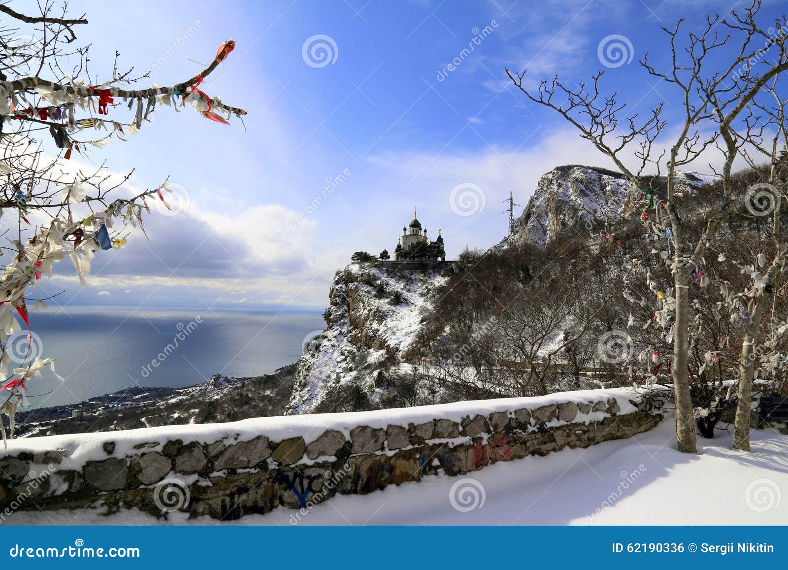 Winter in the Crimea stock photo. Image of crimea, frost - 62190336