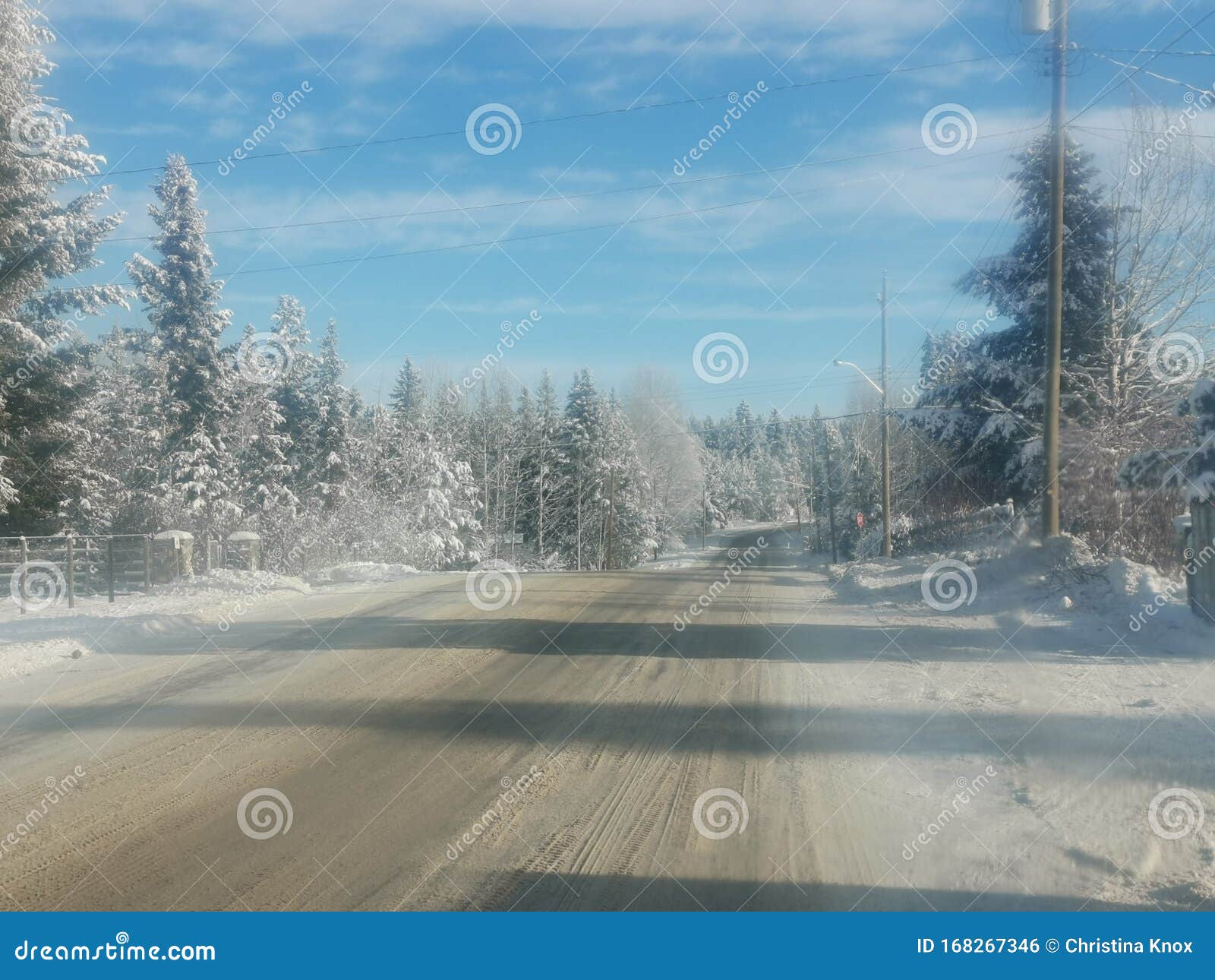 Winter days stock photo. Image of backroads, winter - 168267346