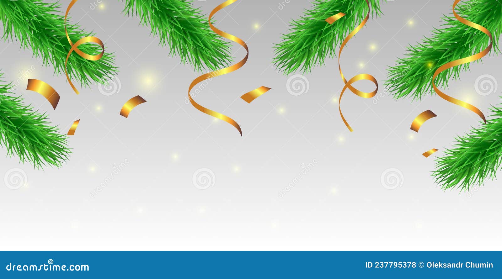 Winter Design with a Pine Tree Stock Vector - Illustration of christmas ...