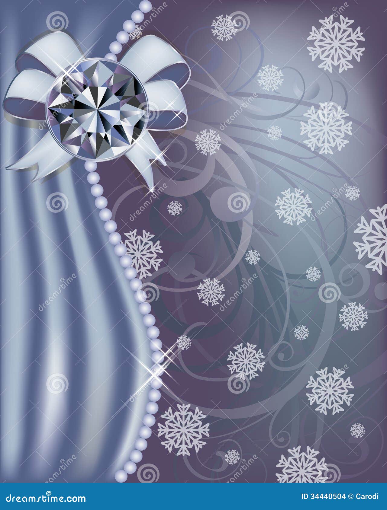 Winter diamond banner stock vector. Illustration of luxury - 34440504