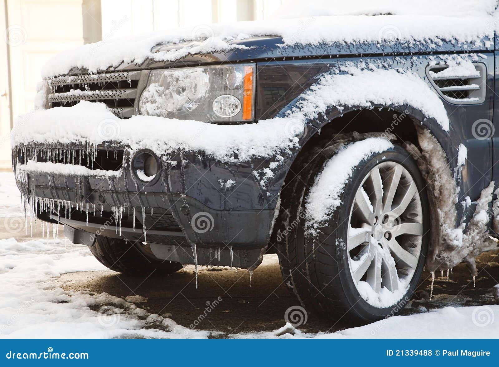 Winter driving stock photo. Image of driving, conditions - 21339488