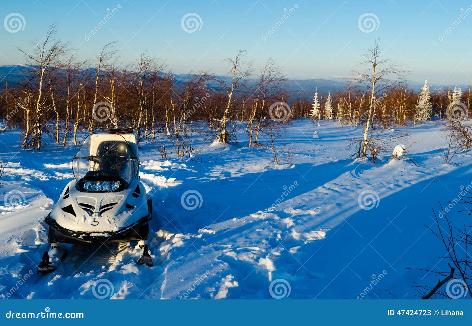 Winter Evening in the Ural Mountains Stock Image - Image of coldness ...