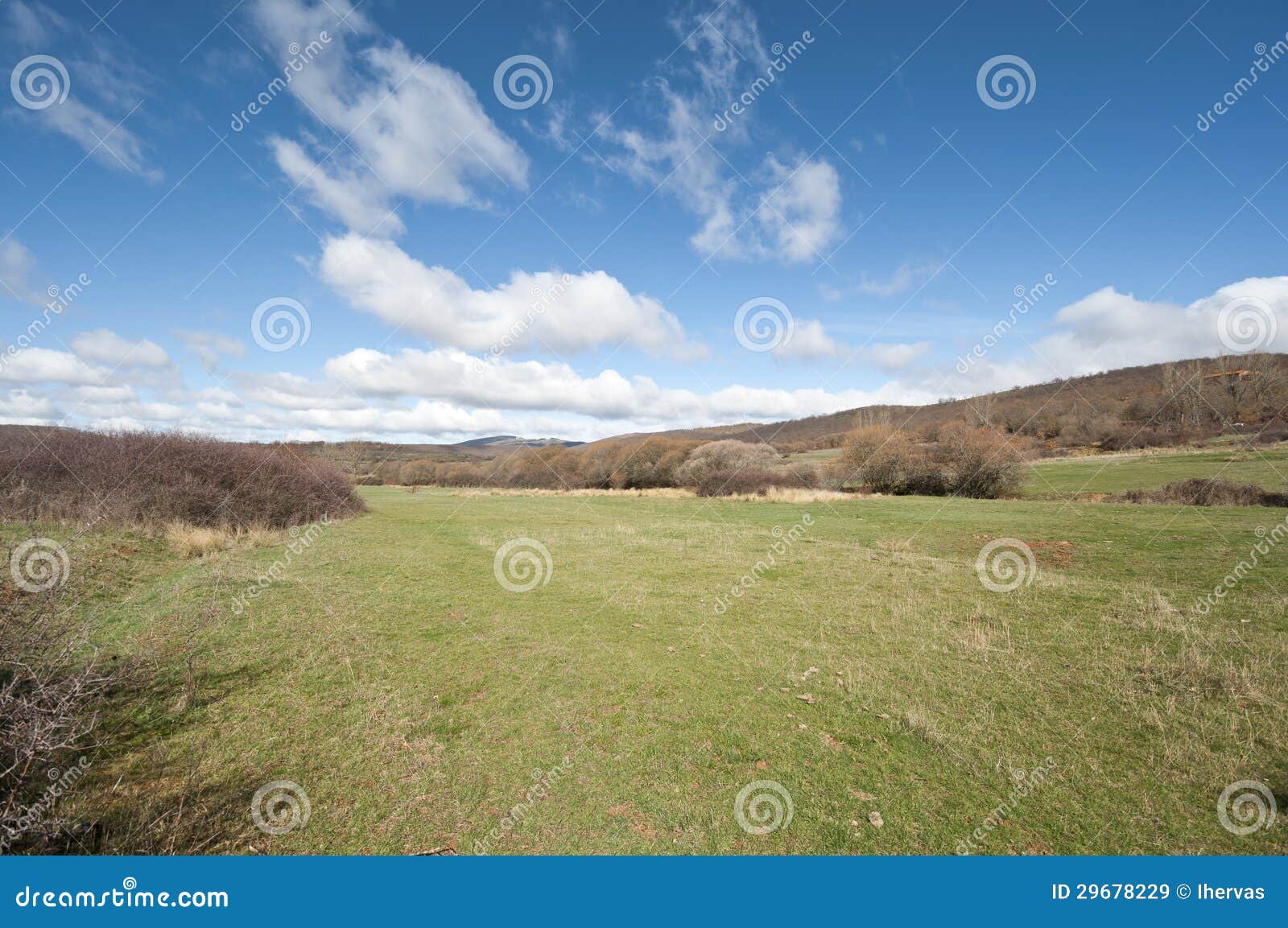 Winter fallow stock image. Image of rural, mountain, spain - 29678229