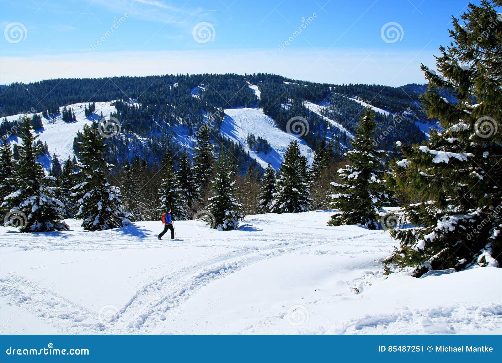 Winter on the Feldberg in the Black Forest Stock Image - Image of ...