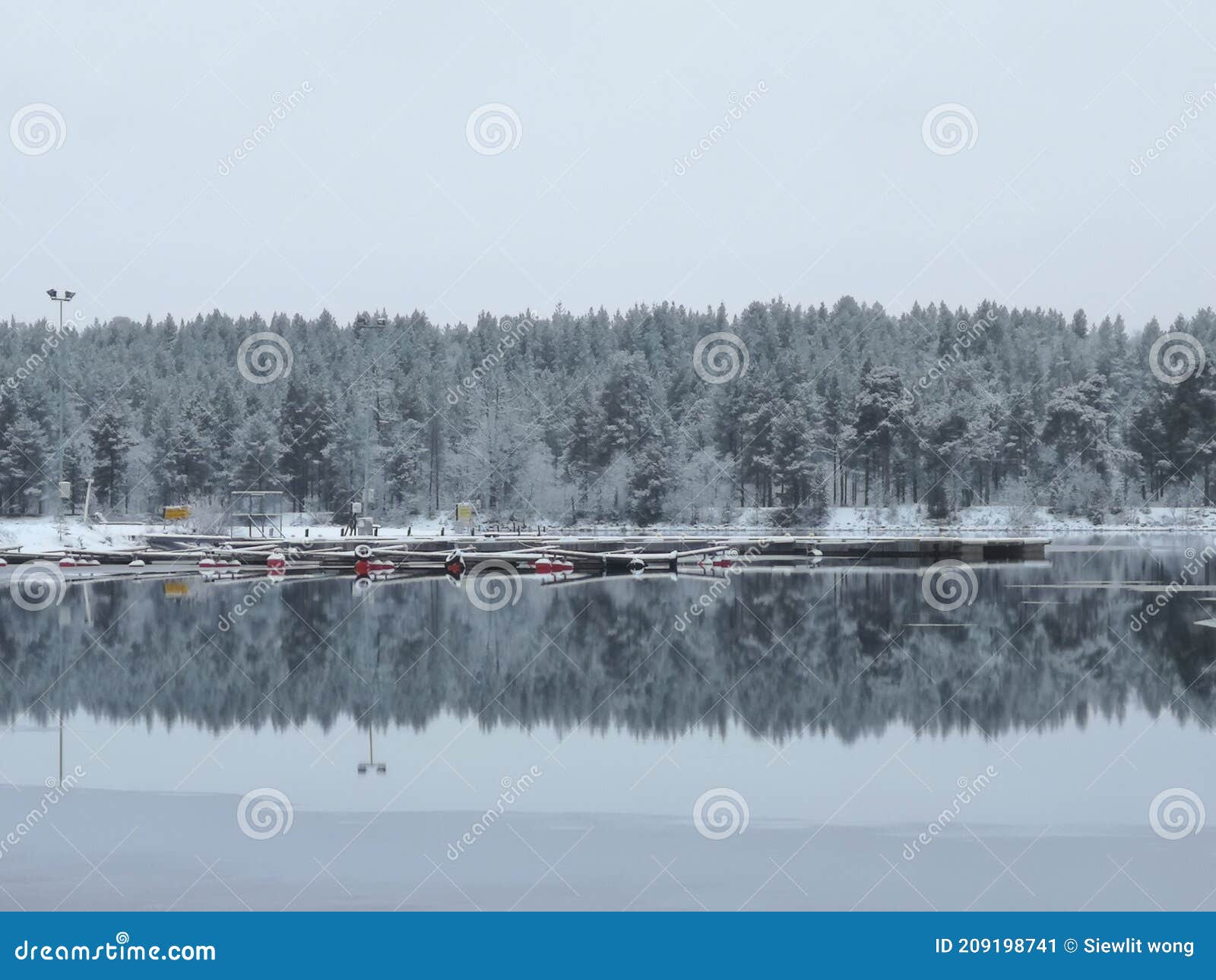 Winter Finland Inari Village Stock Image - Image of tree, winter: 209198741