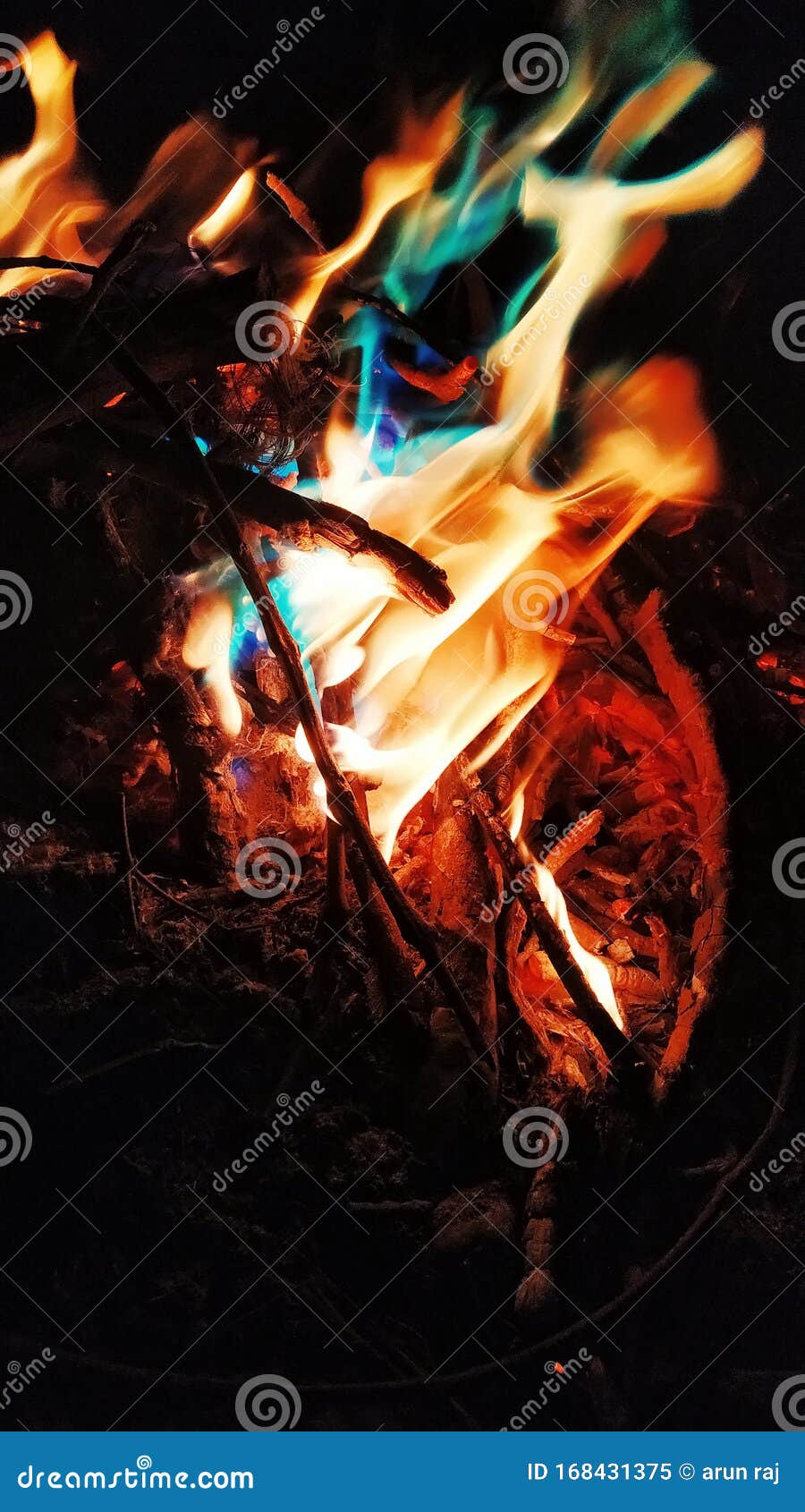 Winter fire stock image. Image of fire, winter, magic - 168431375