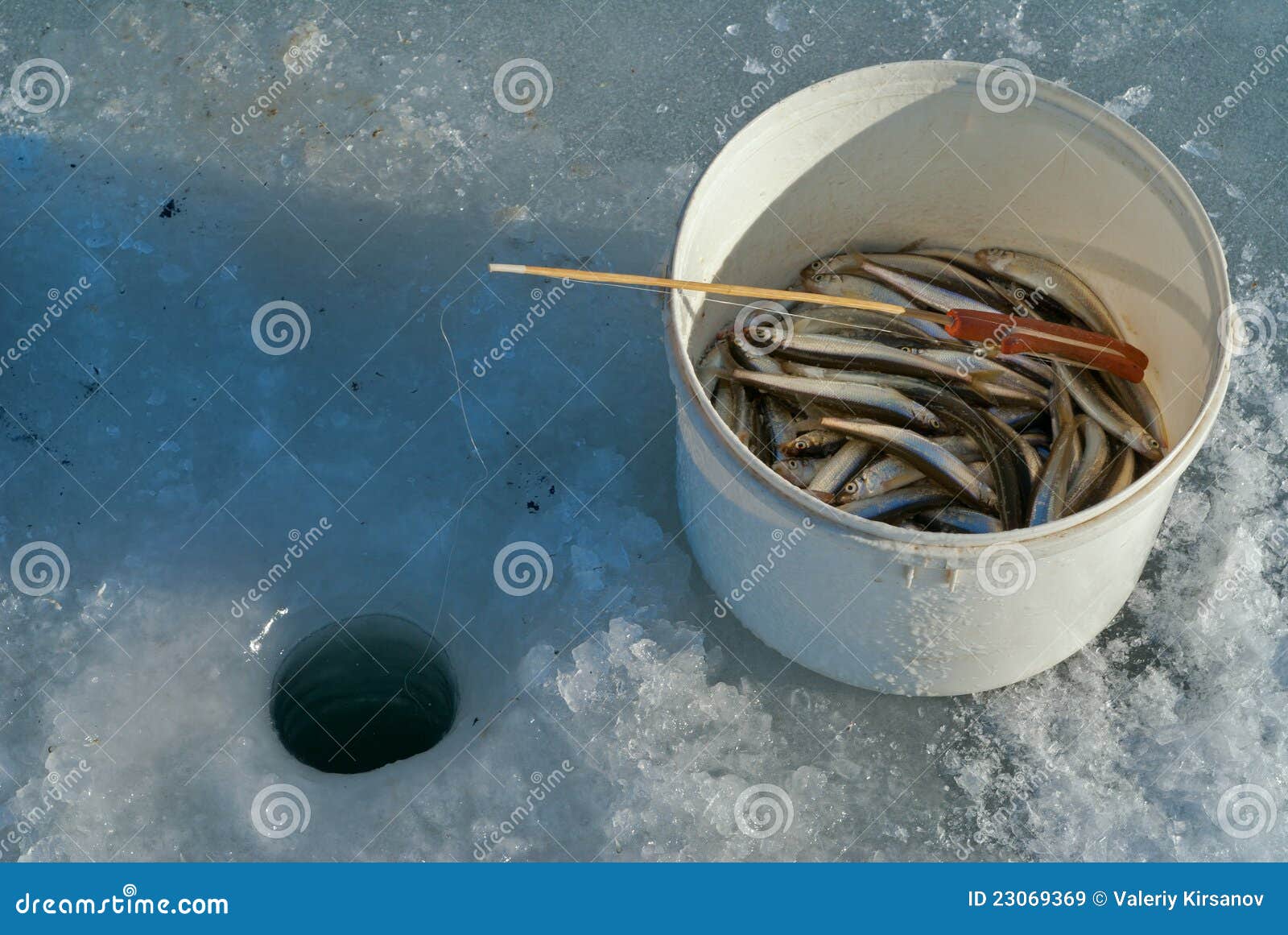 Winter fishing 2 stock image. Image of cool, caught, horizontal - 23069369