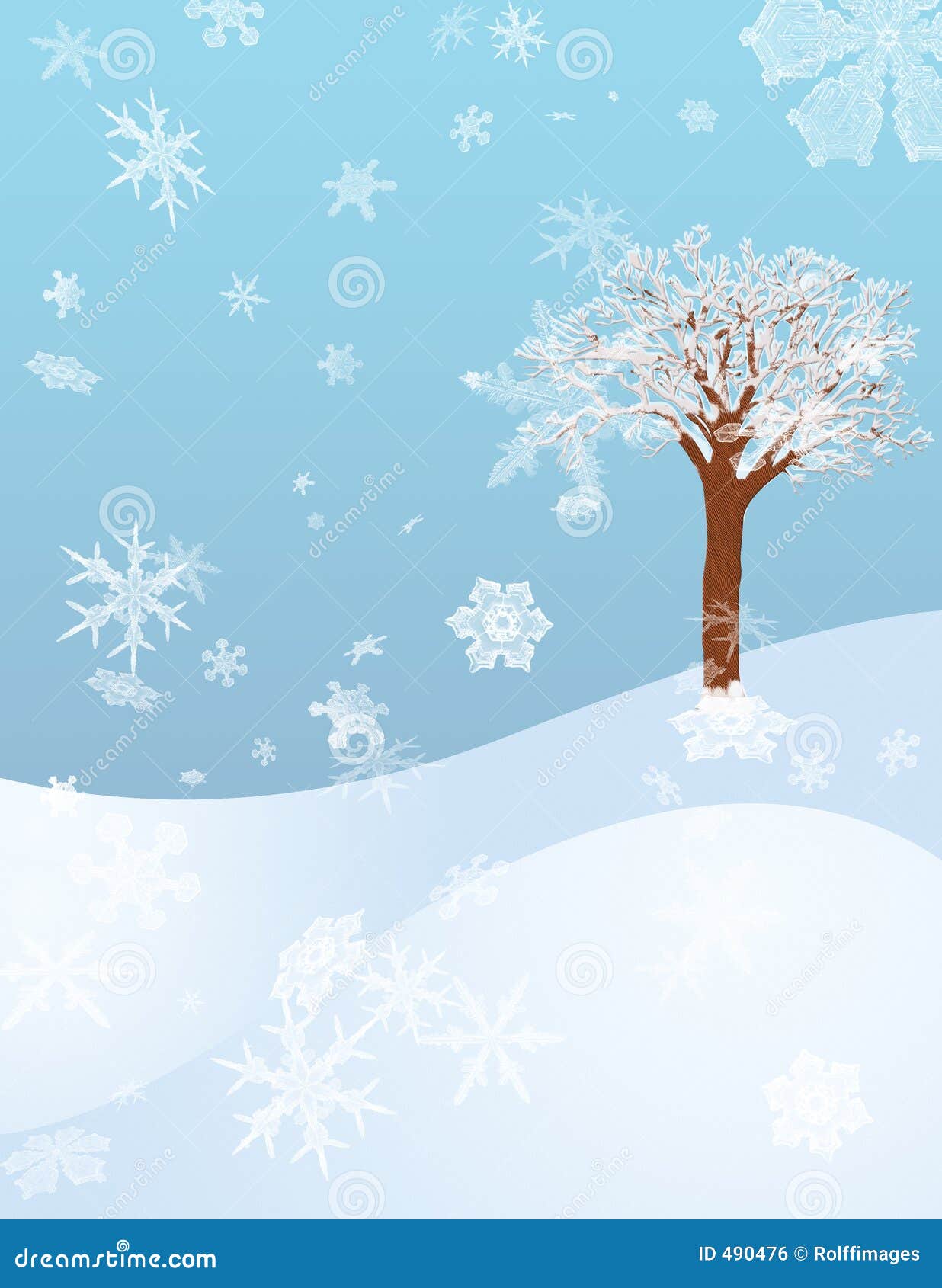 Winter Flurry stock illustration. Illustration of december - 490476
